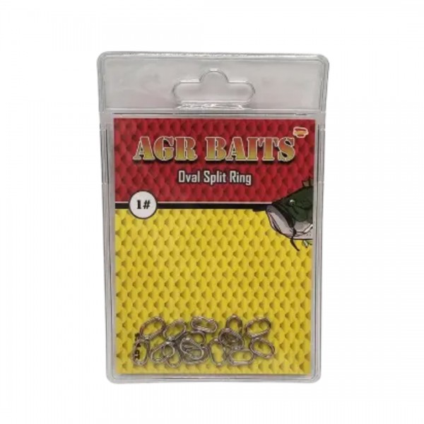 Oval Split Ring Agr Baits - BlackBassShop